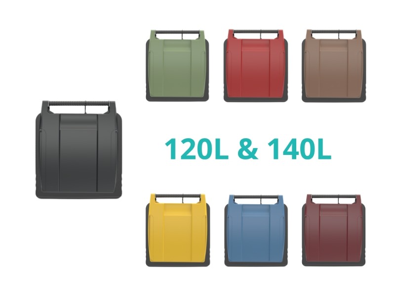 Couvercle conteneur poubelle 120L / 140L SULO