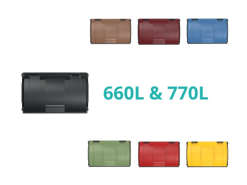 Couvercle conteneur 660/770L SULO – PEHD