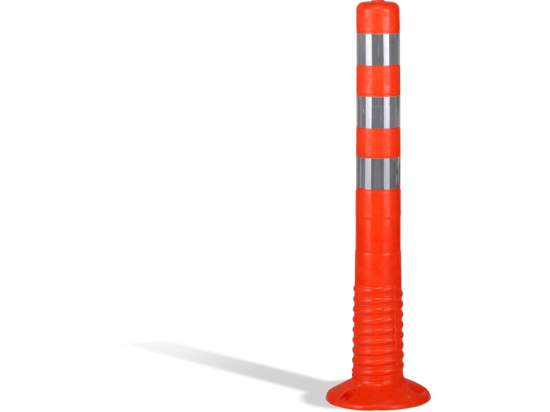 Balise flexible polyuréthane parking voirie Ø 80 mm